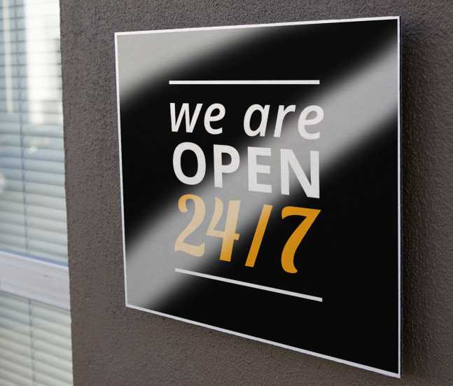 Styrene Signs - ERG Printing